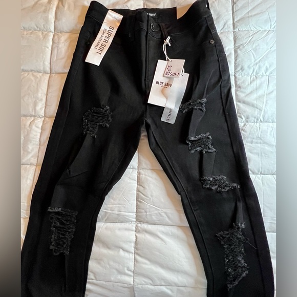 Blue Savvy | Jeans | Nwt Blue Savvy High Rise Ankle Push Up Denim ...